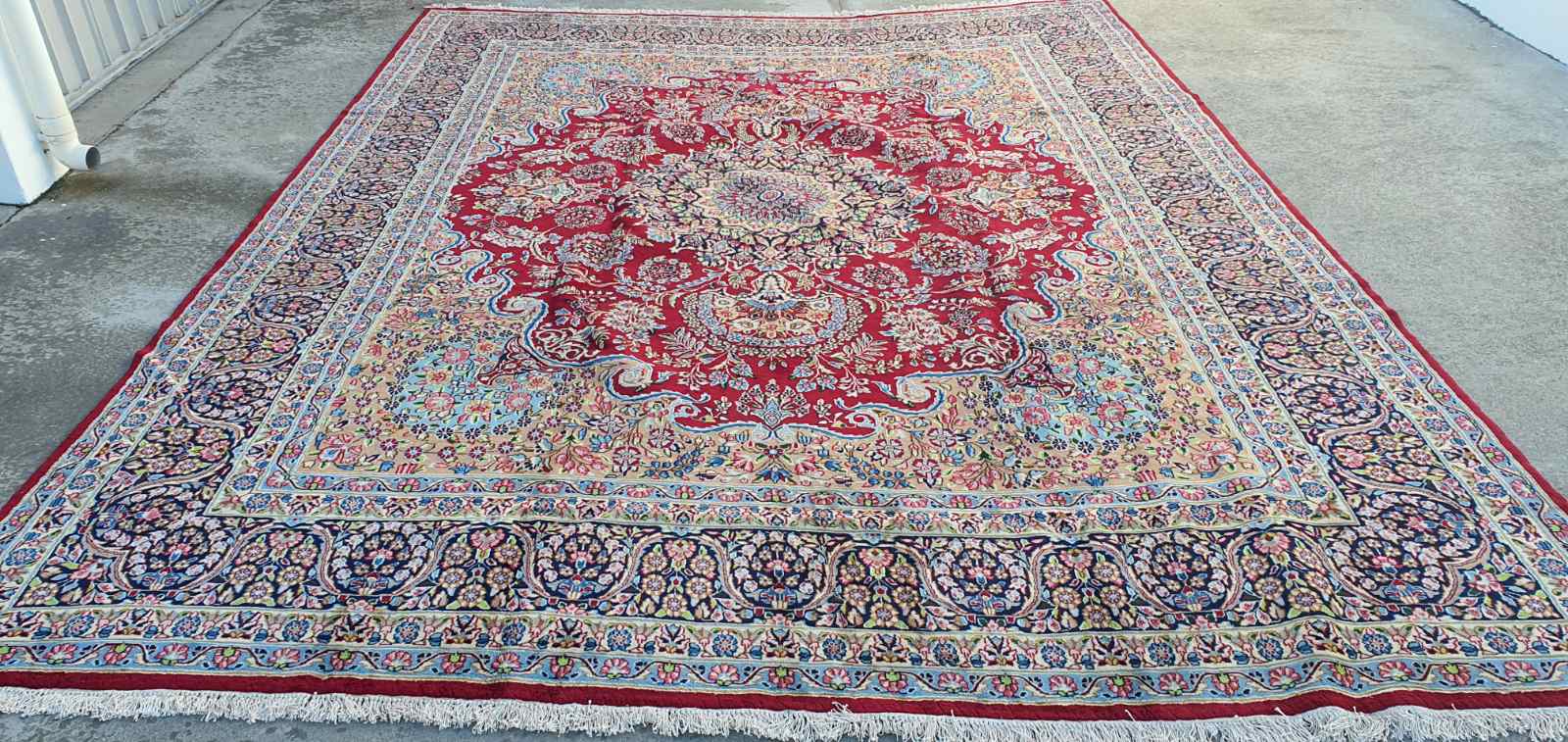 Very Fine Persian Kerman Carpet 410cm x 305cm Hand Knotted - Heerat Carpets