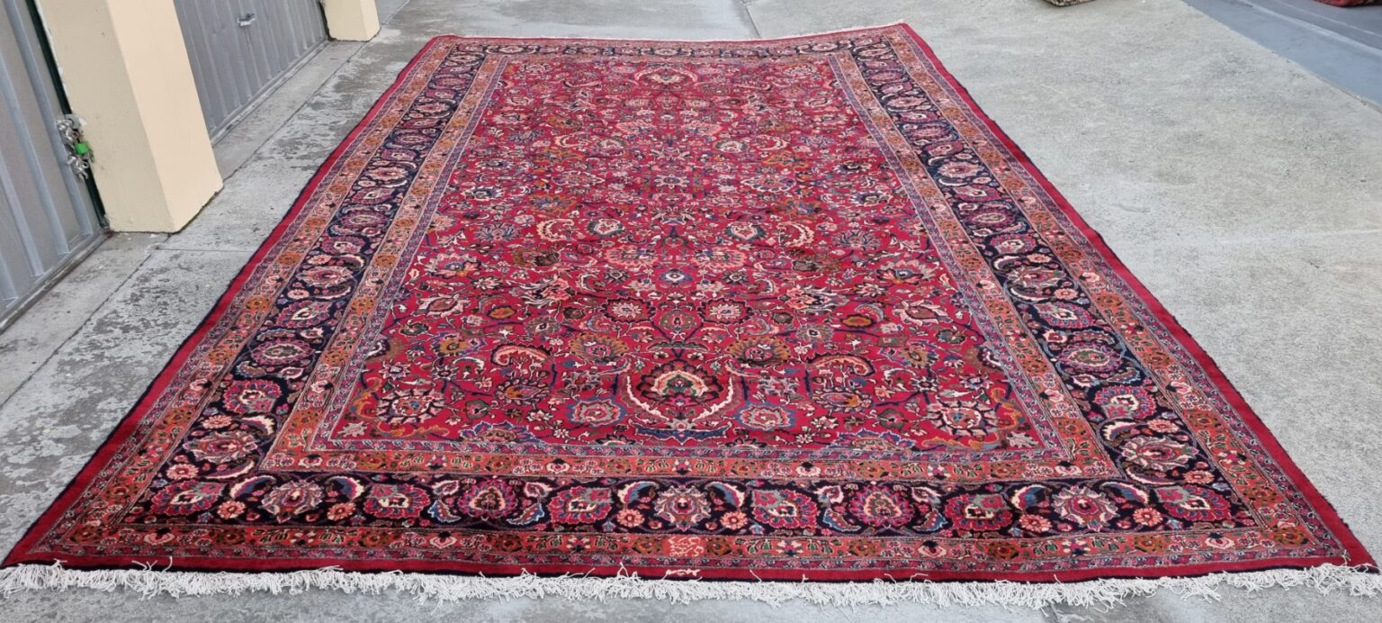 Persian Mashhad Carpet – 510cm x 310cm Hand-Knotted - Heerat Carpets